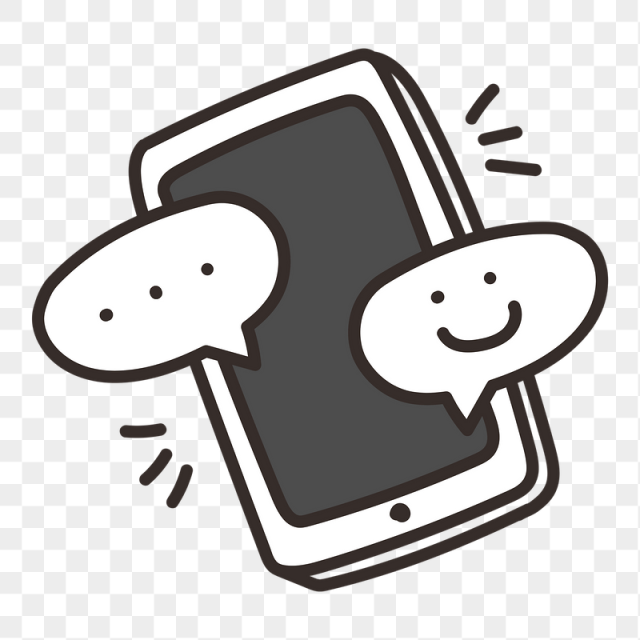 Free: texting app doodle png sticker, | Free PNG - rawpixel - nohat.cc