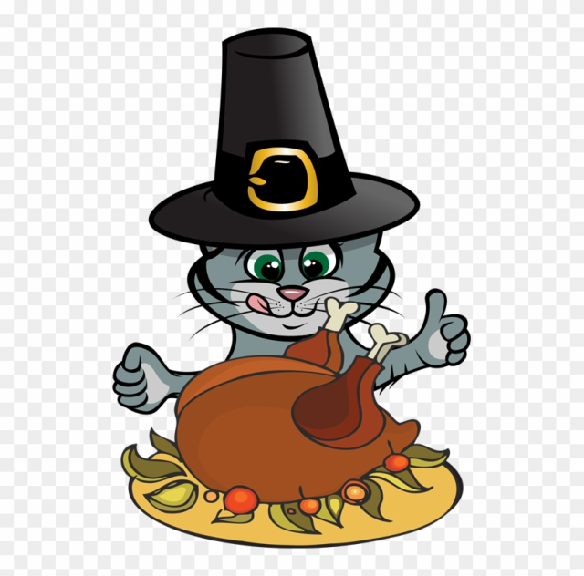 Free: Thanksgiving Clipart To Download - Cat Thanksgiving Clip Art ...