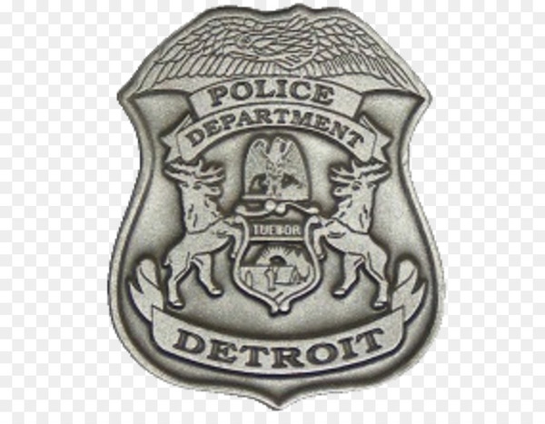 Free: The Detroit Police Department Police officer Badge - press ...