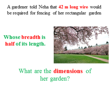 Free: The dimensions of rectangular garden – iPractice Math - nohat.cc