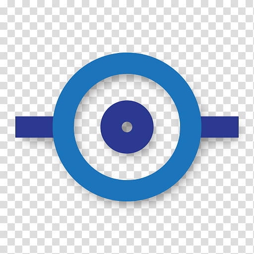 Free: The Ends of Invention, round blue with lined transparent ...