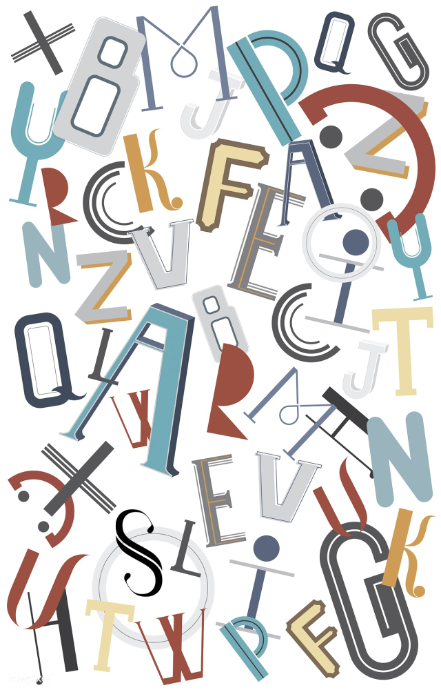 Free: The English alphabet scrambled up illustratio.. | Free stock ...