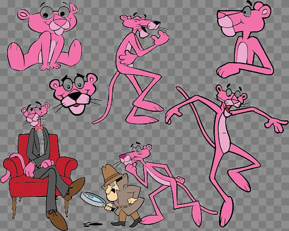 Free: The Pink Panther Transparent Background PNG - nohat.cc
