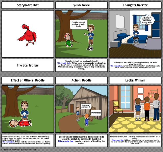 Free: The Scarlet Ibis Storyboard by 6c487ed0 - nohat.cc