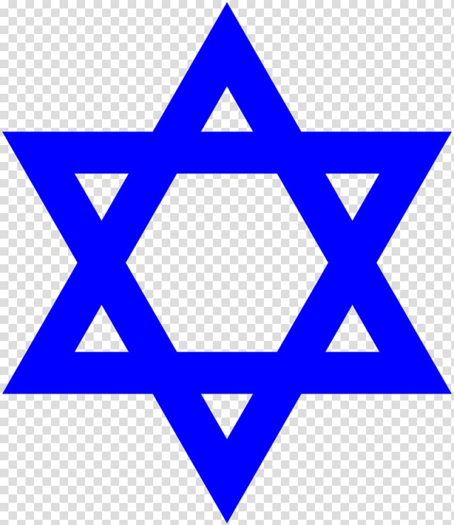 Free: The Star of David Judaism Jewish people Hexagram, Judaism transparent background PNG ...
