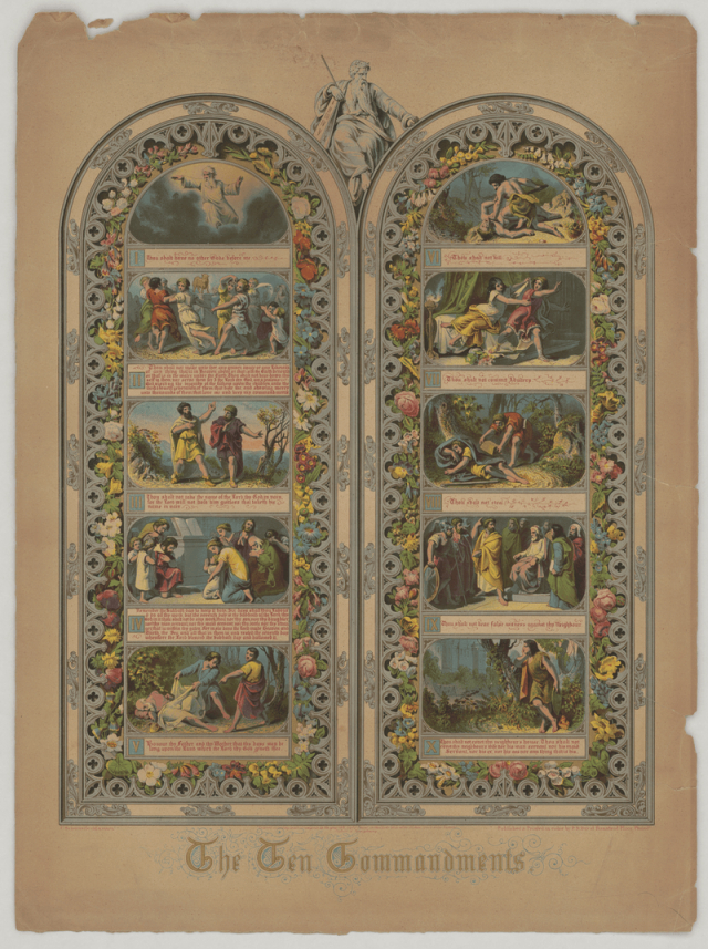 Free: The ten commandments (1851). Original | Free Photo - rawpixel ...