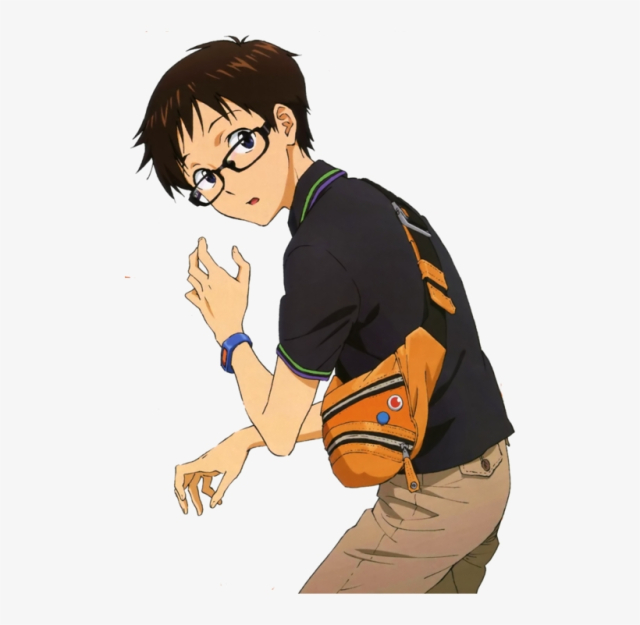 Free: Theme - - Shinji Ikari With Glasses - Free Transparent PNG ... - nohat.cc