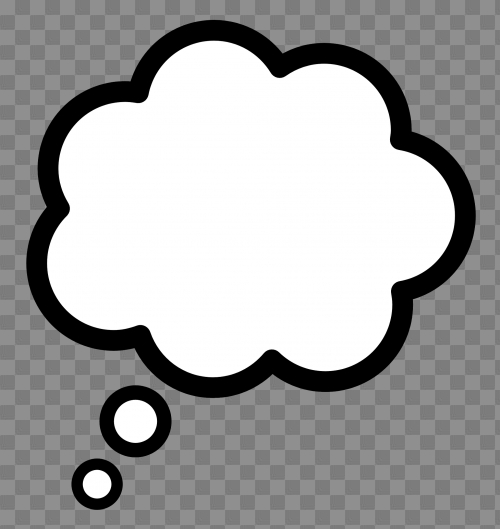 Free: Think Bubble PNG Transparent Image - PngPix - nohat.cc