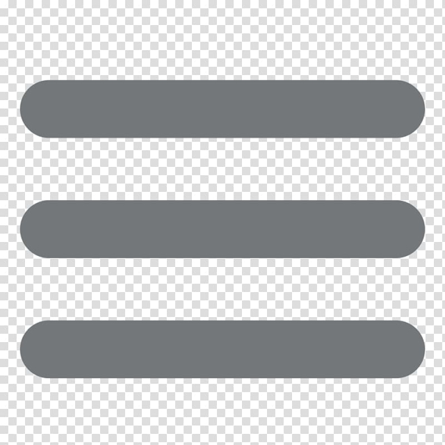 Free: Three gray lines illustration, Hamburger Menu Icon transparent background PNG clipart ...