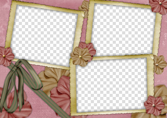 Free: Three rectangular yellow frames, Frames Collage, frame ...