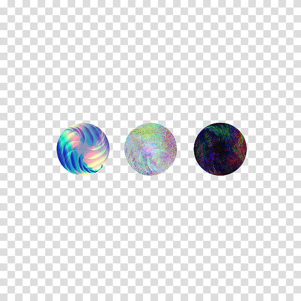 Free: , three round assorted-color abstract illustrations transparent ...