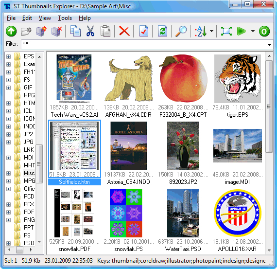 Free: Thumbnails viewer for CorelDRAW, PhotoPaint, Illustrator ...