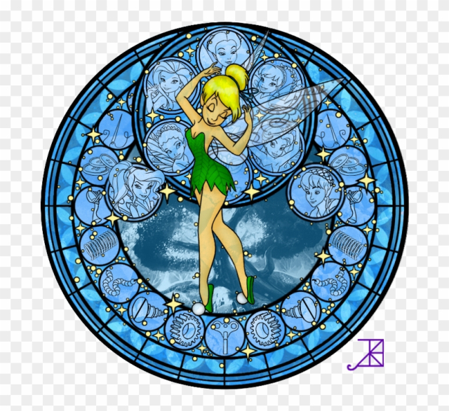 Free: Tinkerbell's Stained Glass Circle - Tinkerbell Stained Glass ...