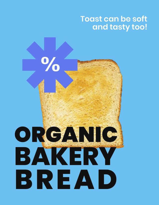 Free: Toast breakfast flyer editable template, | Free Vector Template ...