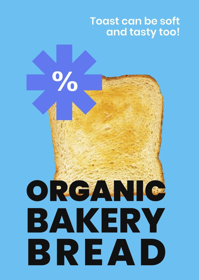 Free: Toast breakfast poster editable template, | Free Vector Template ...