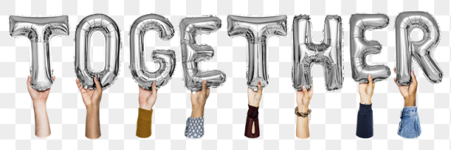 Free: Together word png, hands holding | Free PNG - rawpixel - nohat.cc