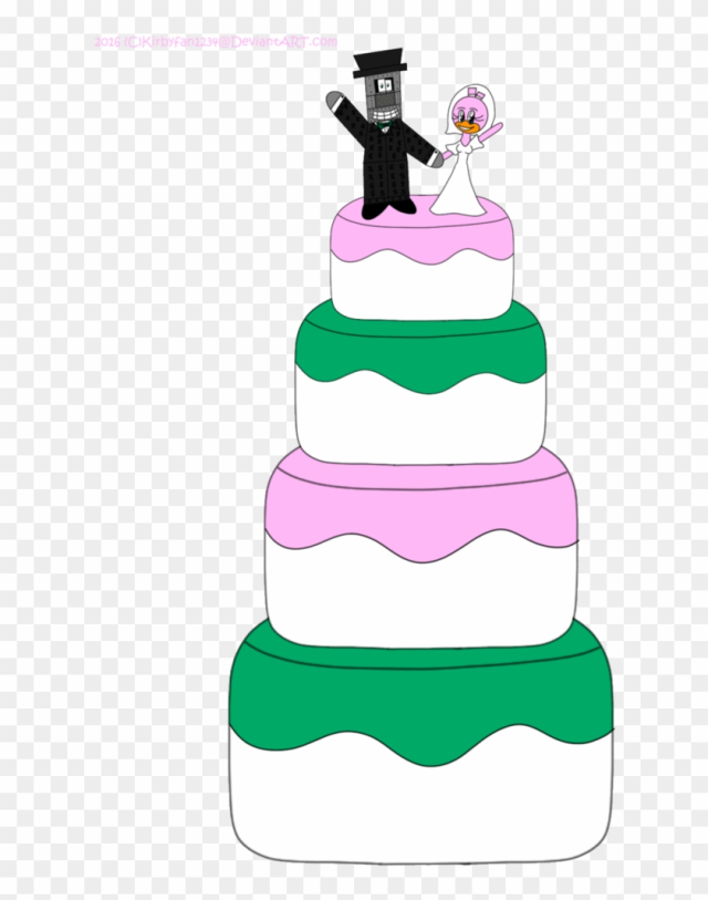 Free: Toontown Wedding Cake {my Style} By Kirbyfan1234 - Birthday Cake ...