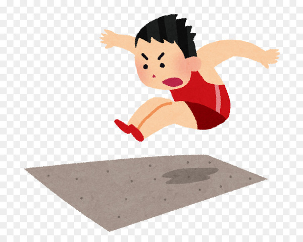 Free: Track And Field Athletics, Long Jump, Jumping, Cartoon PNG - nohat.cc