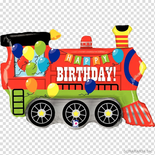 Train Happy Birthday Clip Art