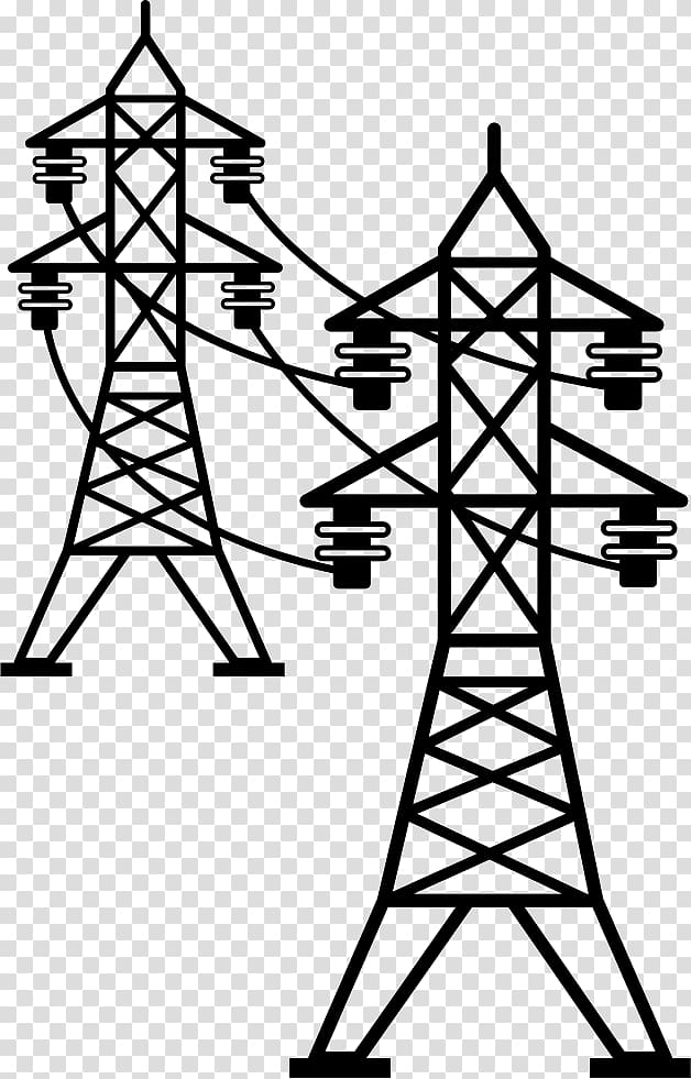 Free: Transmission tower Electric power transmission Overhead power ...