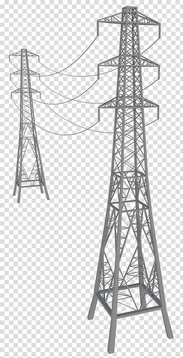 Free: Transmission tower Electricity Electric power transmission ...