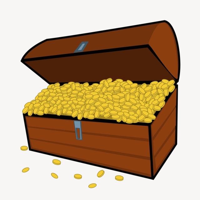 Free: Treasure chest clipart, collage element | Free PSD - rawpixel ...