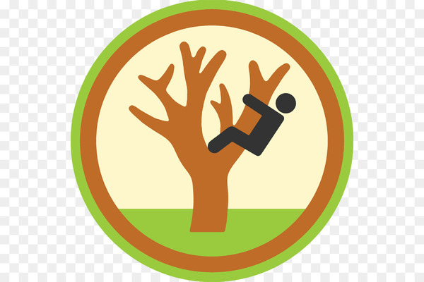 Free: Tree climbing Scouting Scout badge - the little monkey scatters ...