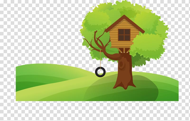 Free: Tree house Illustration, tree house transparent background PNG ...