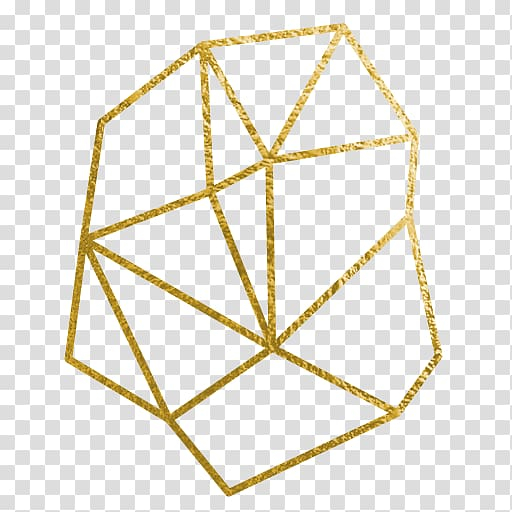 Free: Triangle Gold Line Design, Luxury Posters transparent background ...