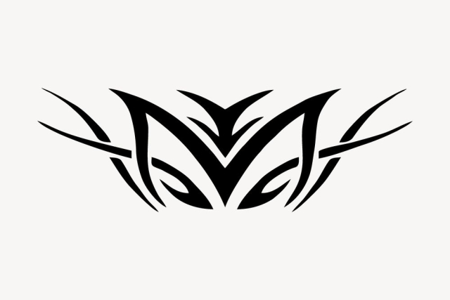 Free: Tribal tattoo idea clipart, abstract | Free PSD - rawpixel - nohat.cc