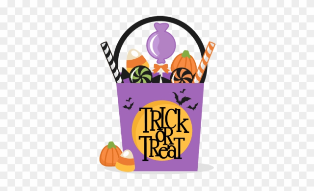 Free: Trick Or Treat Clipart Trick Or Treat Clip Art Trick - Trick Or ...