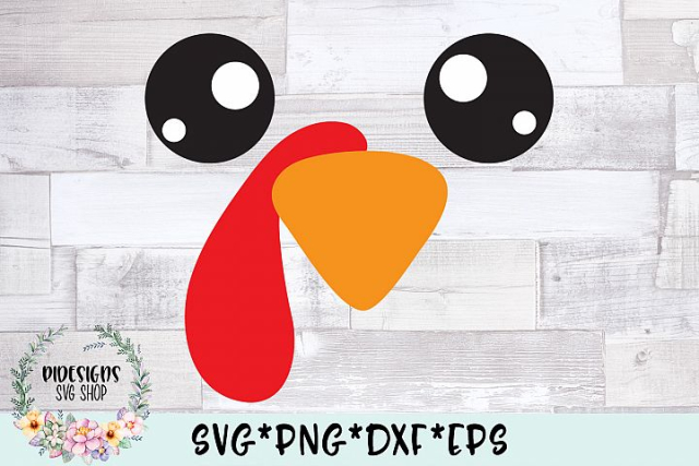 Free: Turkey Face SVG Cut File - nohat.cc