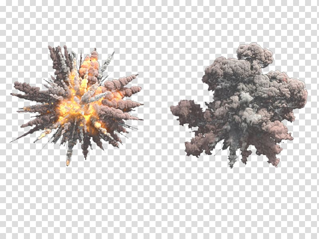 Free: Two explosions illustration, Explosion Flame Smoke Backdraft ...