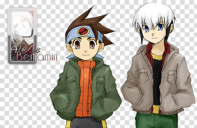 Free: Two male anime characters transparent background PNG clipart ...