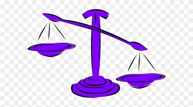 Unbalanced Scale Of Justice Vector