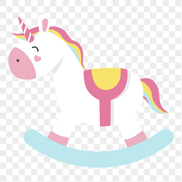 Free: Unicorn rocking chair png sticker, | Free PNG Illustration ...