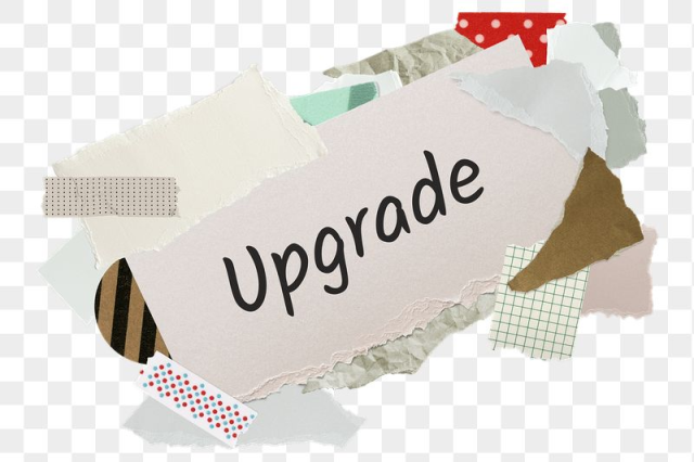 Free: Upgrade png word sticker, aesthetic | Free PNG - rawpixel - nohat.cc