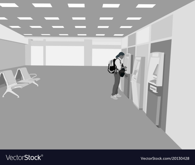 Free: Using an atm service vector image - nohat.cc