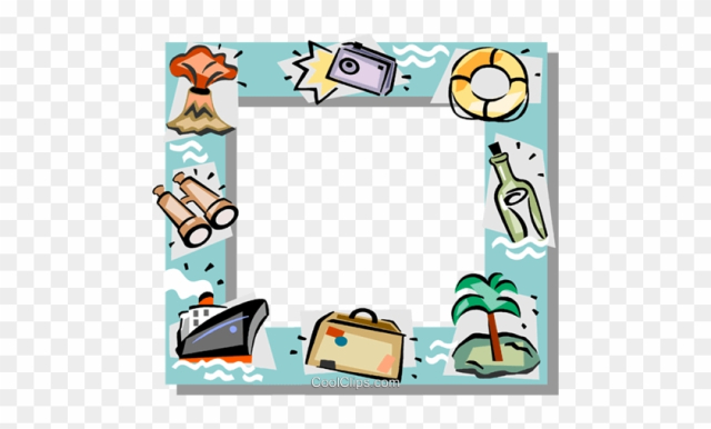 Free: Vacation Themed Frame Royalty Free Vector Clip Art - Vacation ...