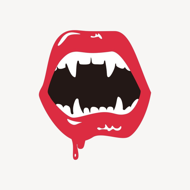 Free: Vampire fangs clipart, Halloween illustration | Free PSD ...