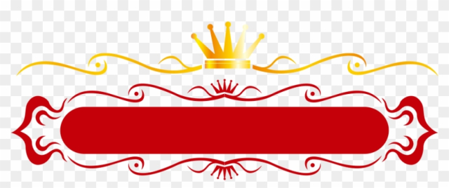 Free: Vector Crown Red Border - Transparent Png Red Border Png - nohat.cc