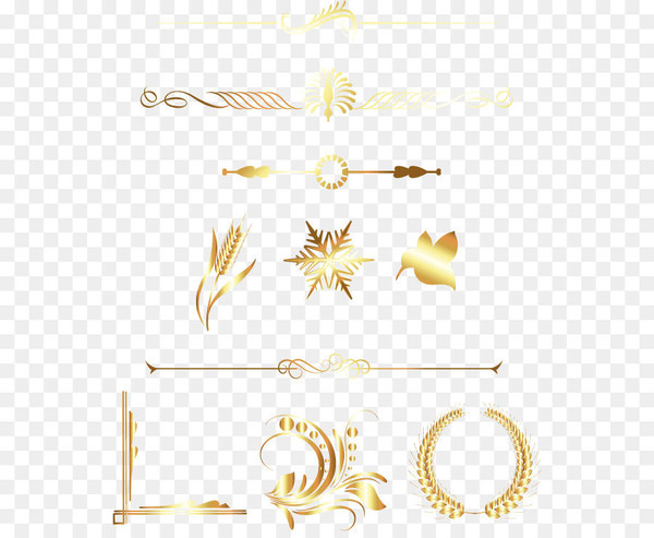 Free: Vector golden division line - nohat.cc