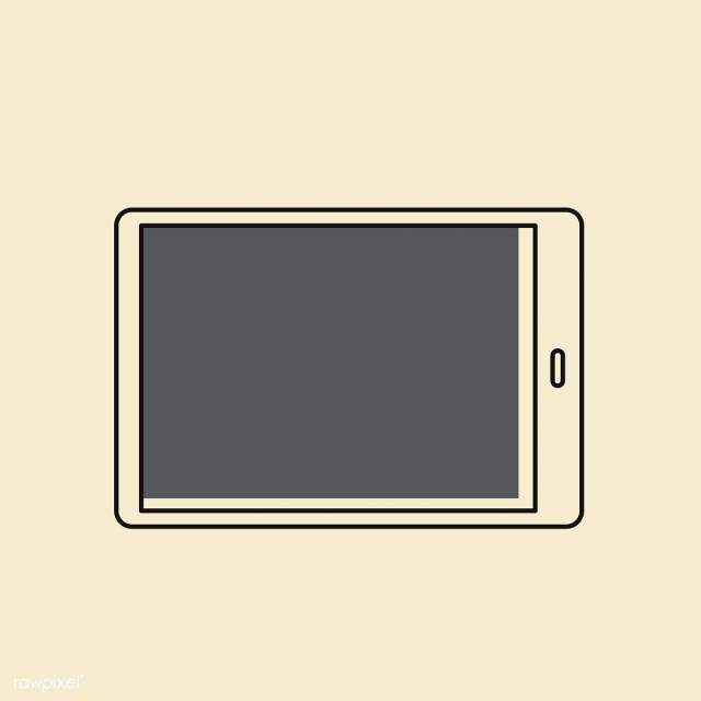 Free: Vector of digital tablet icon | Free stock vector - 16781 - nohat.cc