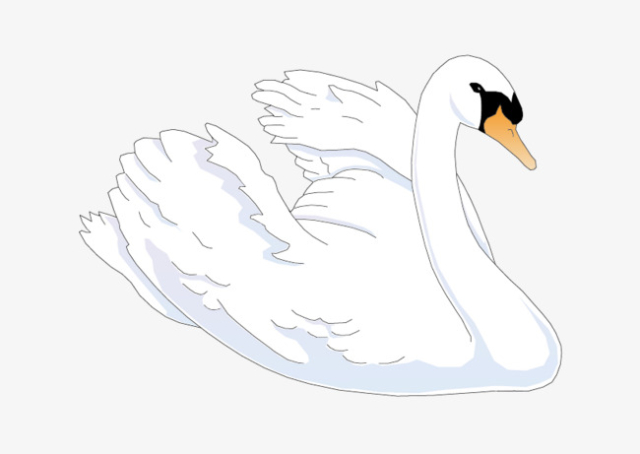 Free: Vector Swan, Vector, Swan, Curl Up PNG and Vector for Free ...