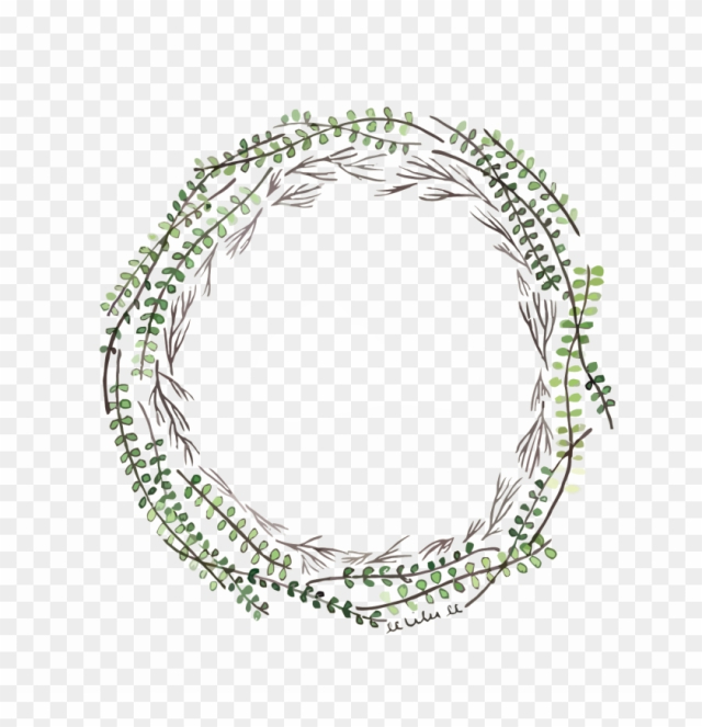 Free: Vector Tree Leaves Border - Leaves Border Circle Png - nohat.cc