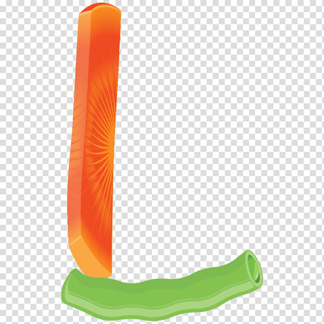 Free: Vegetable Letter English alphabet, Vegetables English letters L ...