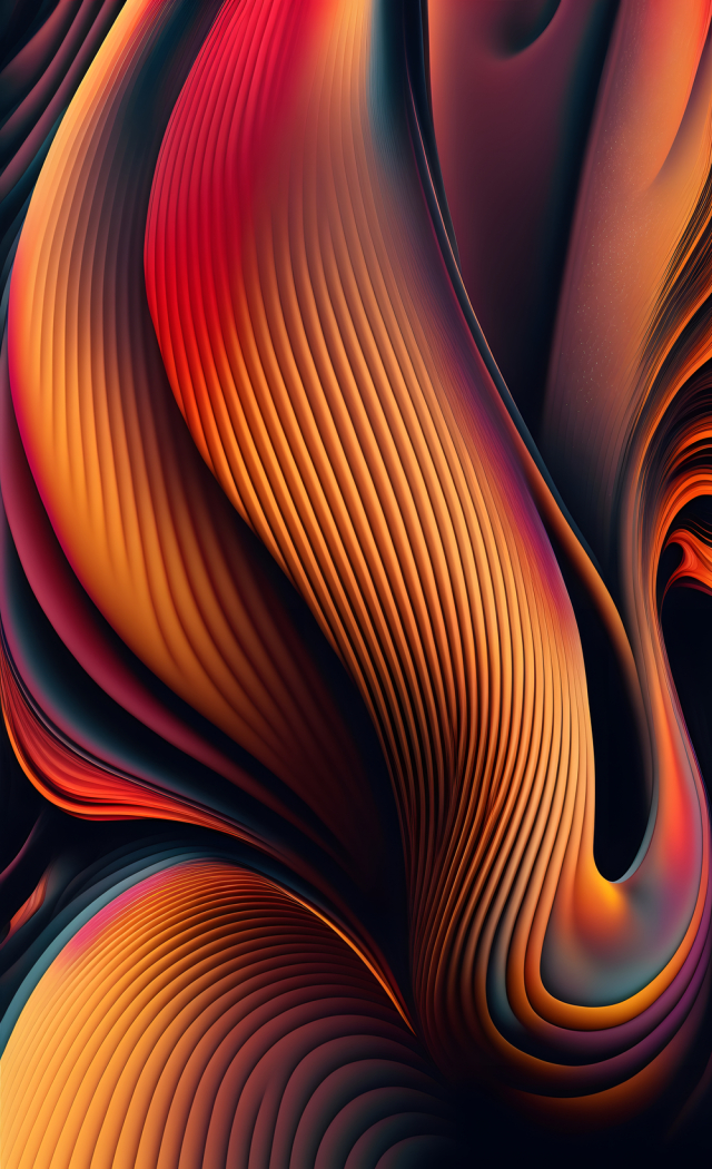 Free: vertical background with gradient flow lines generated by A.I ...