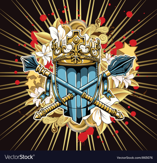 Free: Vintage crest vector image - nohat.cc