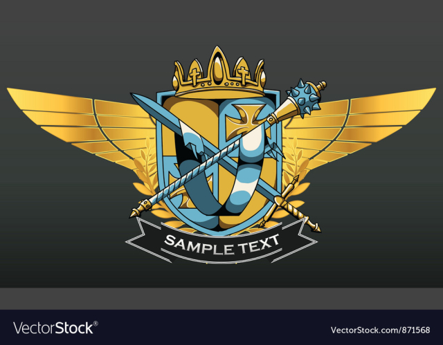 Free: Vintage crest vector image - nohat.cc