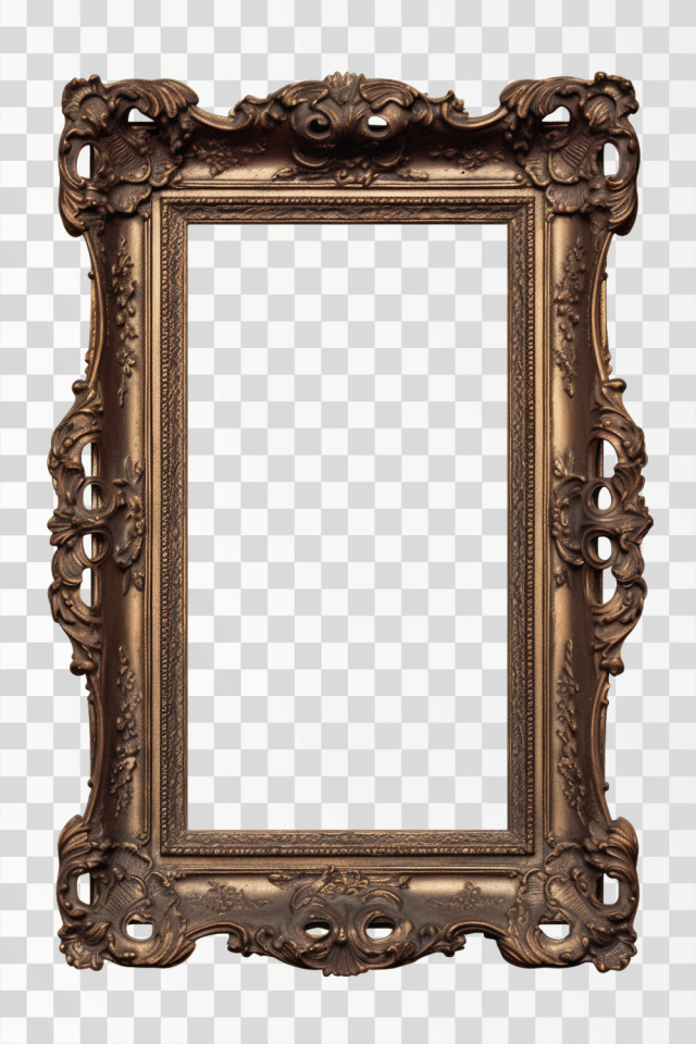 Free: vintage vertical picture frame, png transparent background - nohat.cc